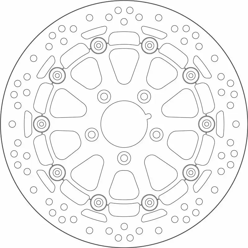 Harley Davidson Front Floating Brake Disc (#6143) – Dold Industries